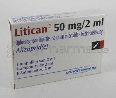 Pharmacie Coeur de Ville 1340 Ottignies : Home > LITICAN 50MG/2ML 6 AMP INJ
